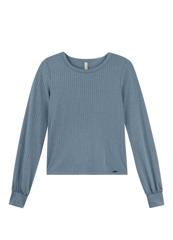 Blusa Feminina Adulto Azul - Marialicia