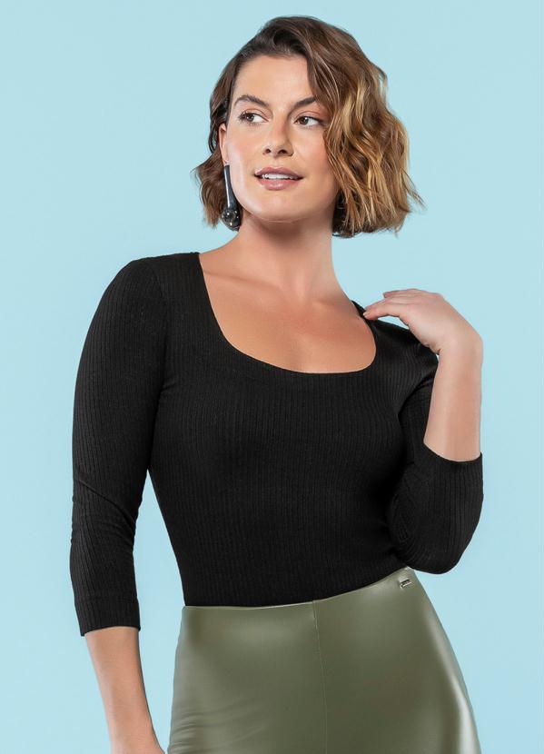 Blusa Feminina Adulto Preto - Marialicia