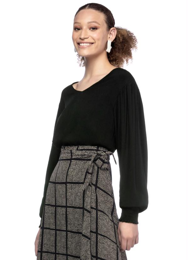 Blusa Preto - Marialicia