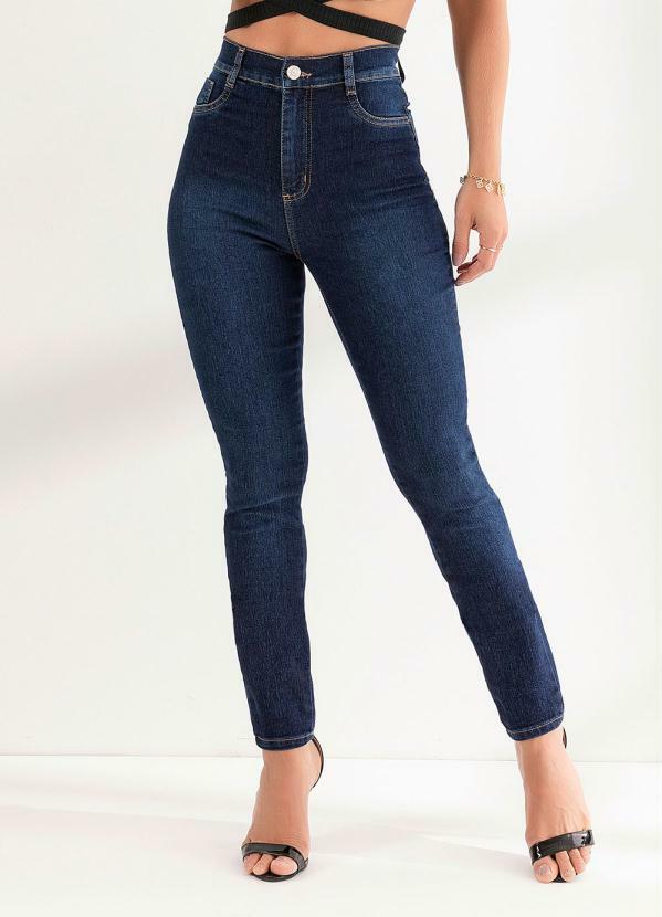 Calça Jeans Azul Escuro Hot Pant - Sawary Jeans
