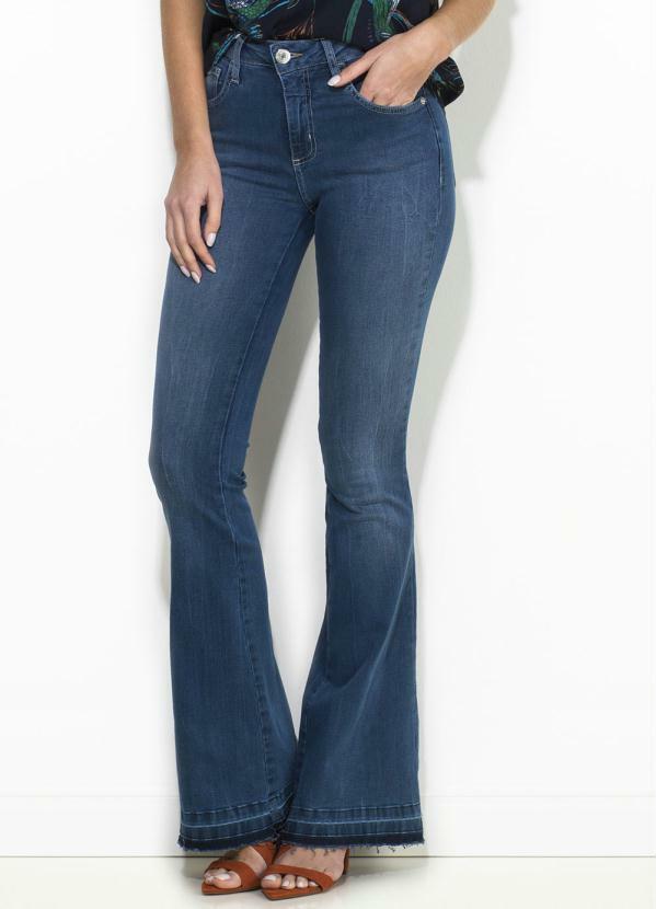 Calça Jeans Flare Azul - You Premium