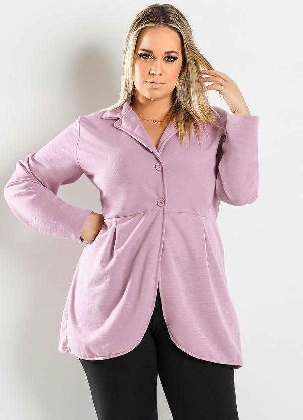 Sobretudo Rosa Plus Size - Marguerite