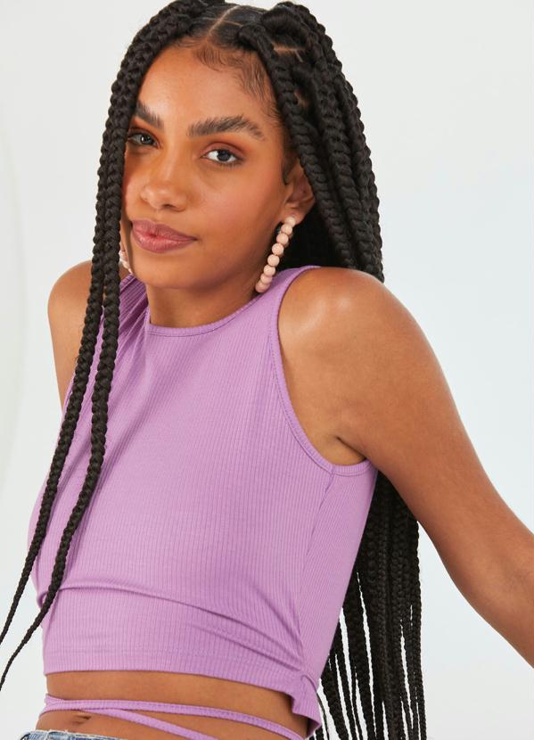 Blusa Feminina Canelada Roxo - Malwee