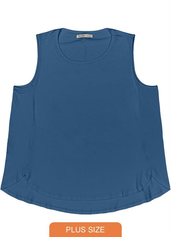 Regata Feminina Azul - Secret Glam