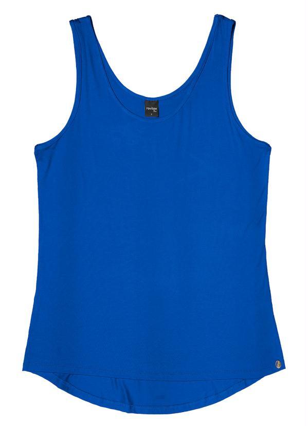 Regata Feminina Básica Azul - Rovitex