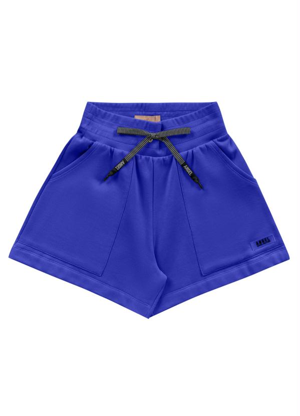 Short Moletom Azul - Angel