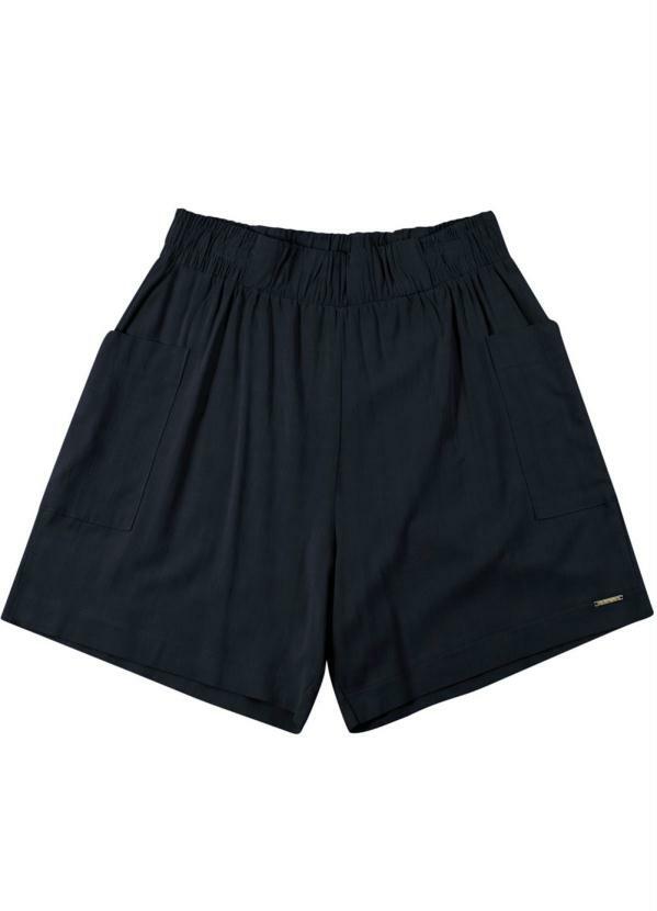 Shorts Curto Feminino Adulto Preto - Cativa