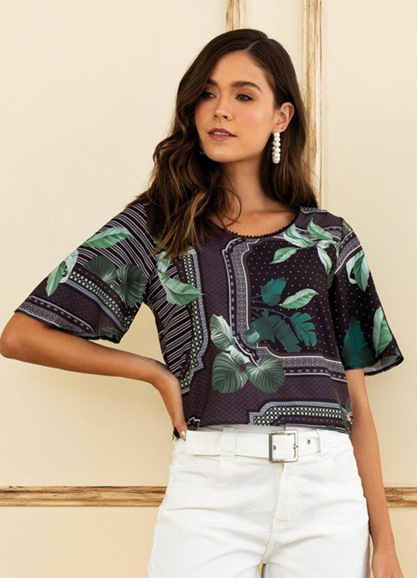 Blusa Preto - Doce Trama