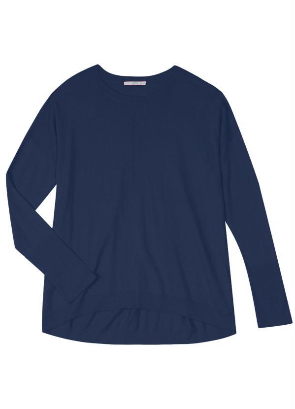 Sueter Feminino Básico Azul - Rovitex