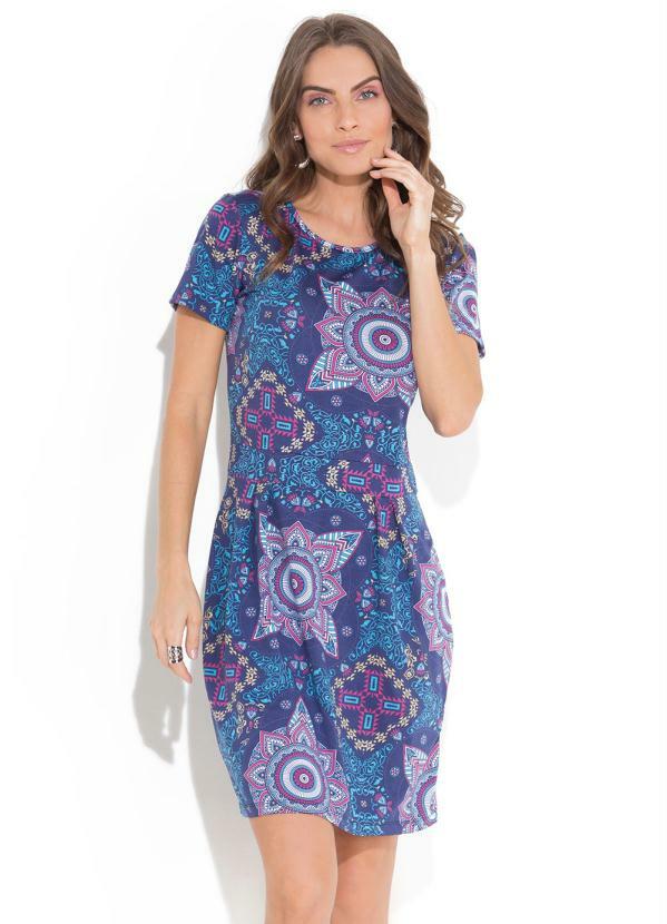Vestido Quintess Curto Mandalas - Quintess