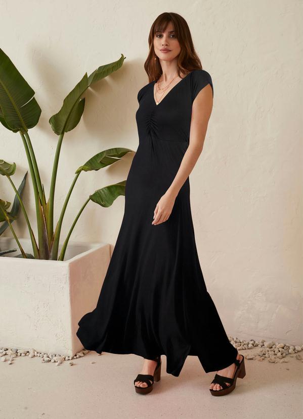 vestido-longo-decote-v-preto-bonprix