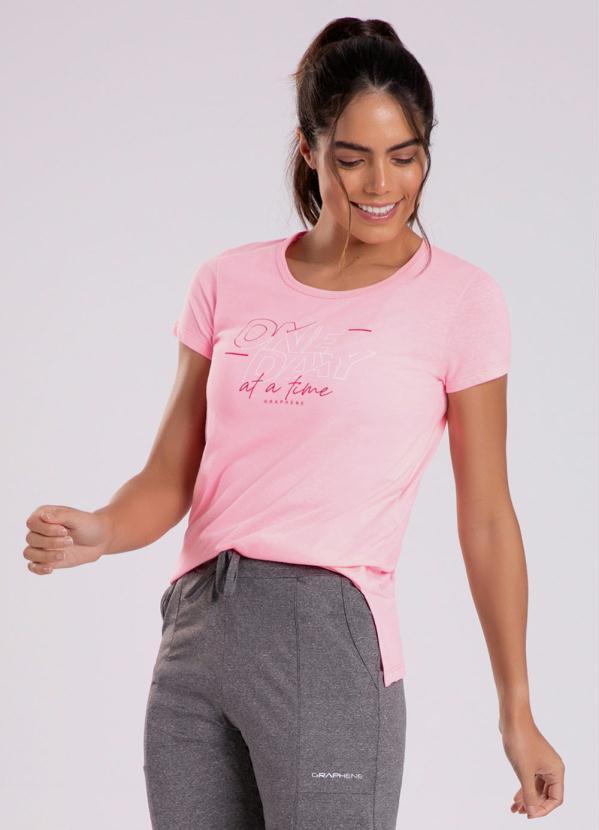 Blusa Malha View Flex High Rosa - Lunender Feminino