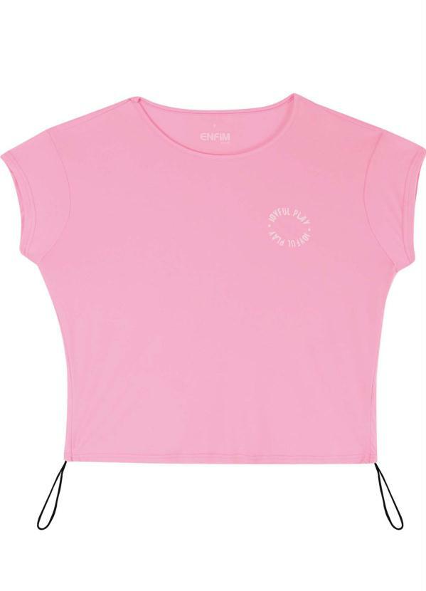 Blusa Rosa Cropped Joyful Play Feminina - Enfim