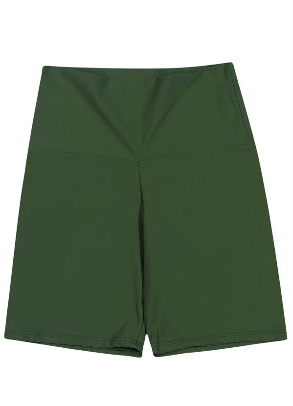 Shorts Verde Militar Dry com Refletivo - Enfim