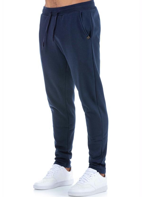 Calça Moletom Lisa Azul - SVK