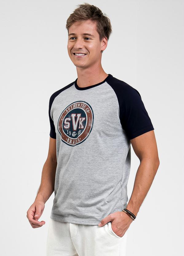 Camiseta College Raglan Mescla - SVK