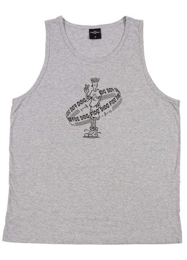 Regata Masculina Estampada Street Style Cinza - Cativa