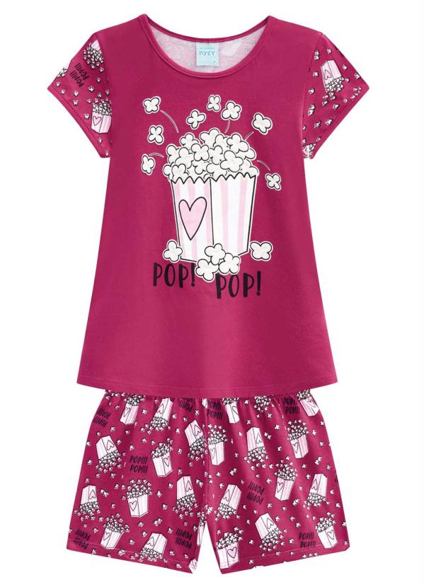 Pijama Feminino Rosa - Kyly