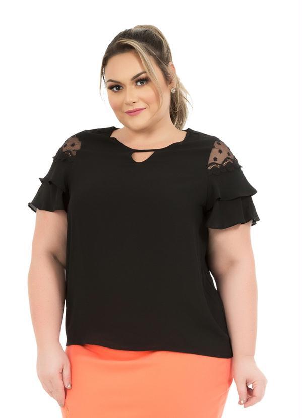 Blusa Preto Secret Glam - Secret Glam