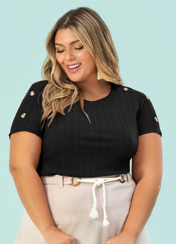 Blusa Preto - Lisamour