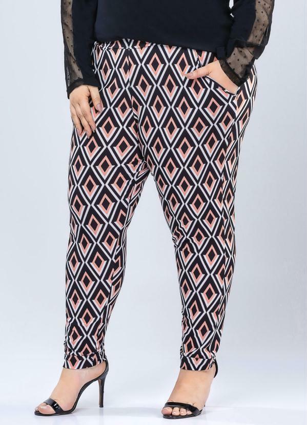 Calça Estampada Estampado - Donna Peck