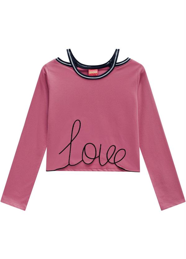 Blusa Rosa - Amora