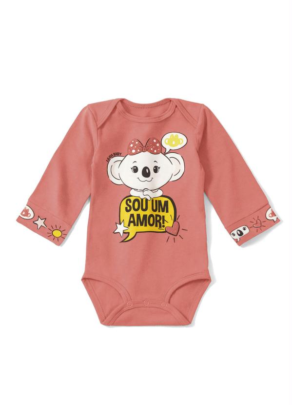 Body Laranja Bebê Menina - Lilica Ripilica
