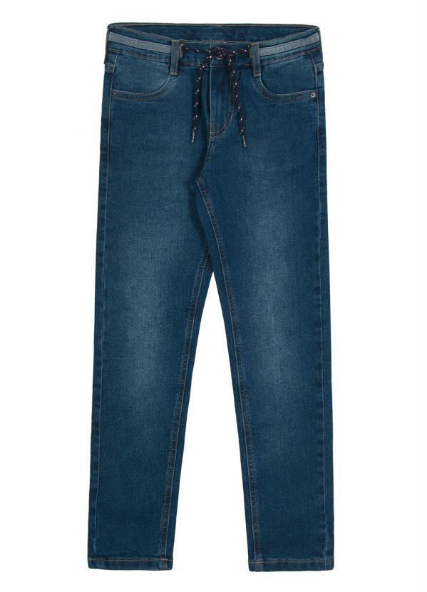 Calça Jeans com Elastano Azul - Alakazoo
