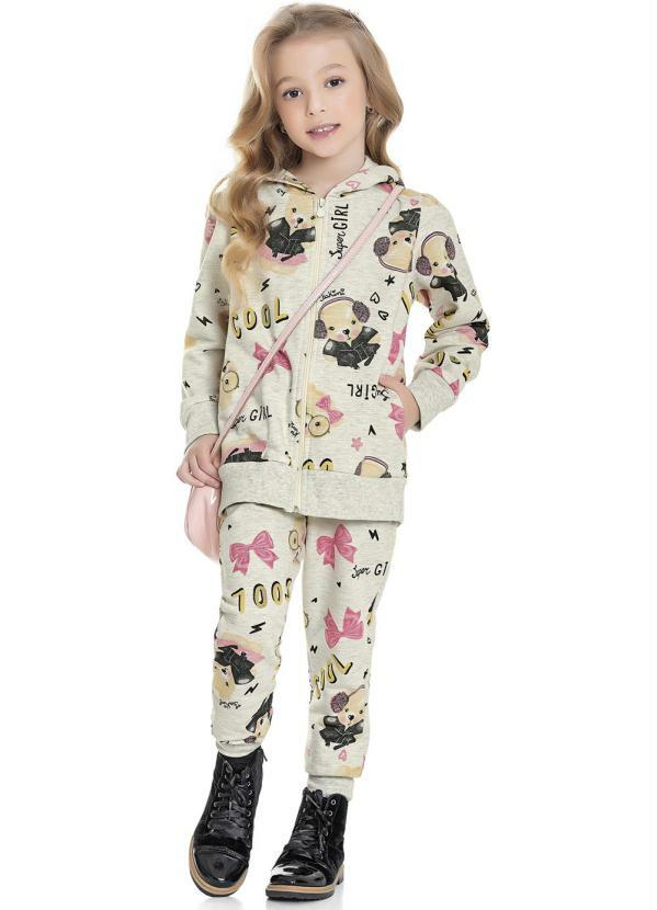 Fakini Kids - Conjunto Estampado (Bege)