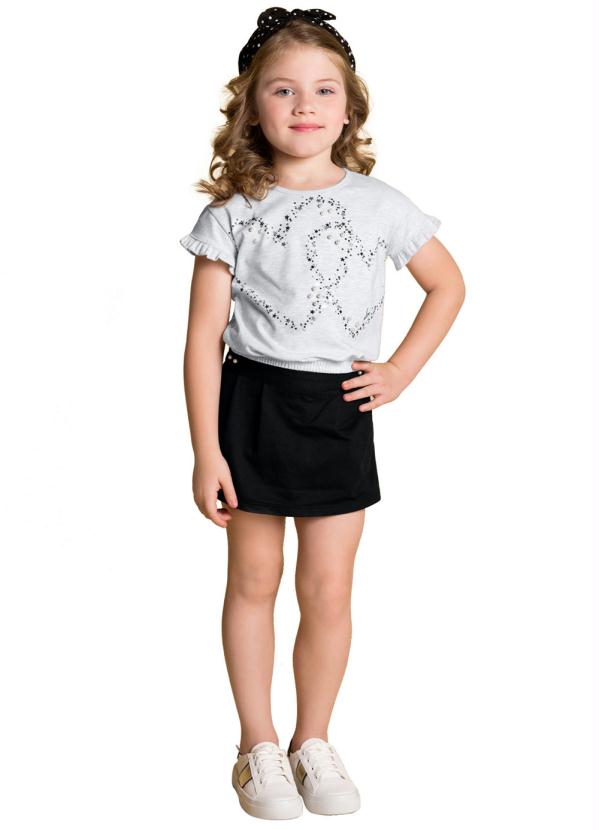 Conjunto Infantil Feminino Mescla - Milon