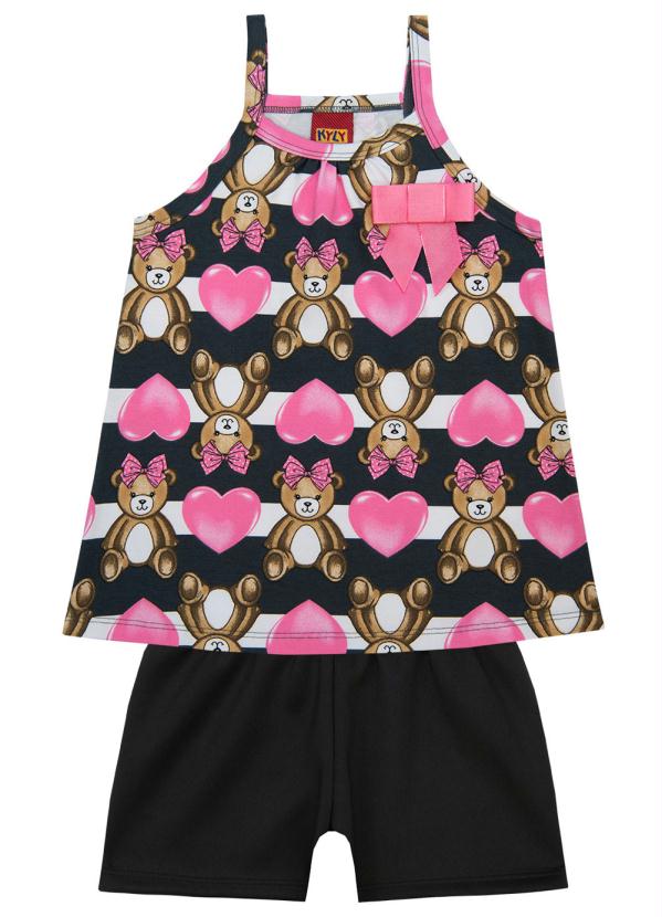Conjunto Infantil Feminino Rosa - Kyly