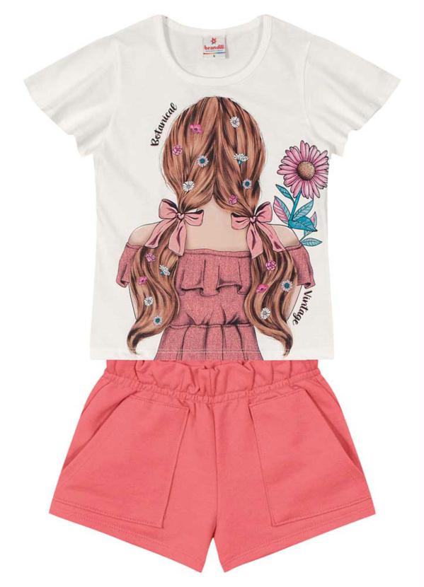 Conjunto Infantil Menina de Flores Natural - Brandili