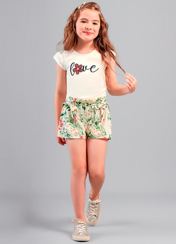Conjunto Infantil Menina de Flores Natural - Brandili