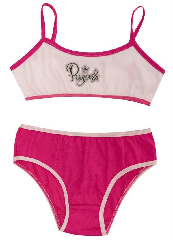 Conjunto Lingerie Infantil Evanilda Unica - Rovitex Kids