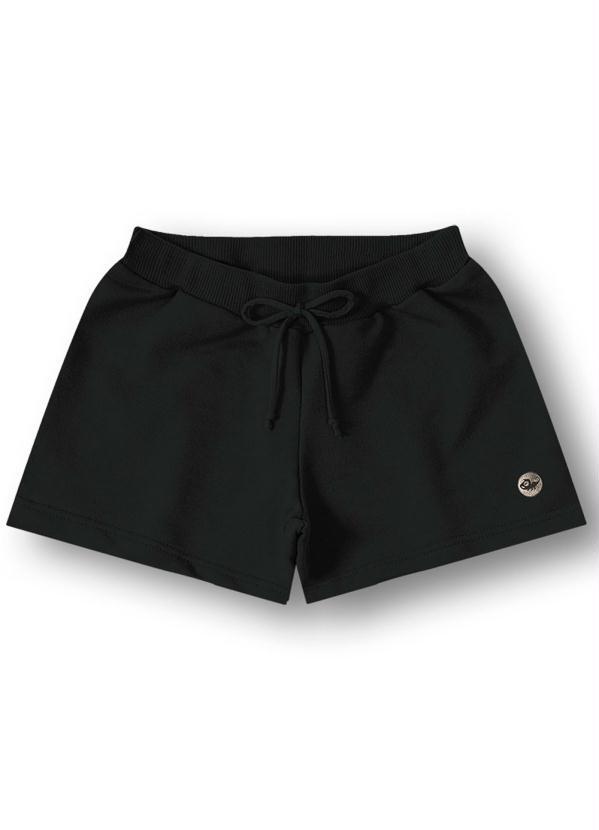 Short Preto Menina - Marisol