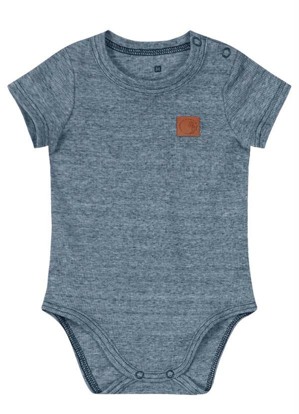 Body Azul Escuro Malha Sustentável Unissex - Carinhoso