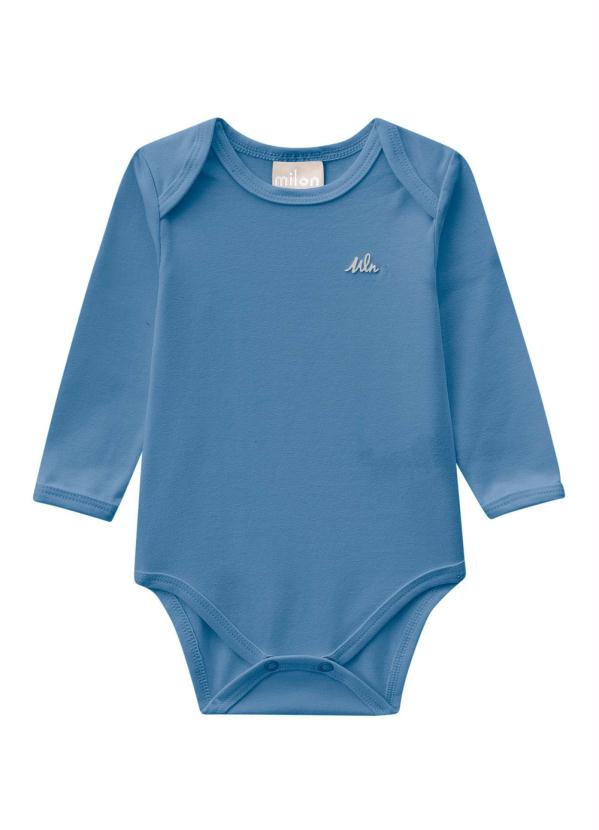 Body Bebê Masculino Azul - Milon