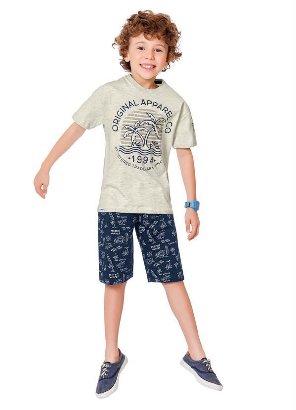Conjunto Cinza Fakini Kids - Fakini Kids